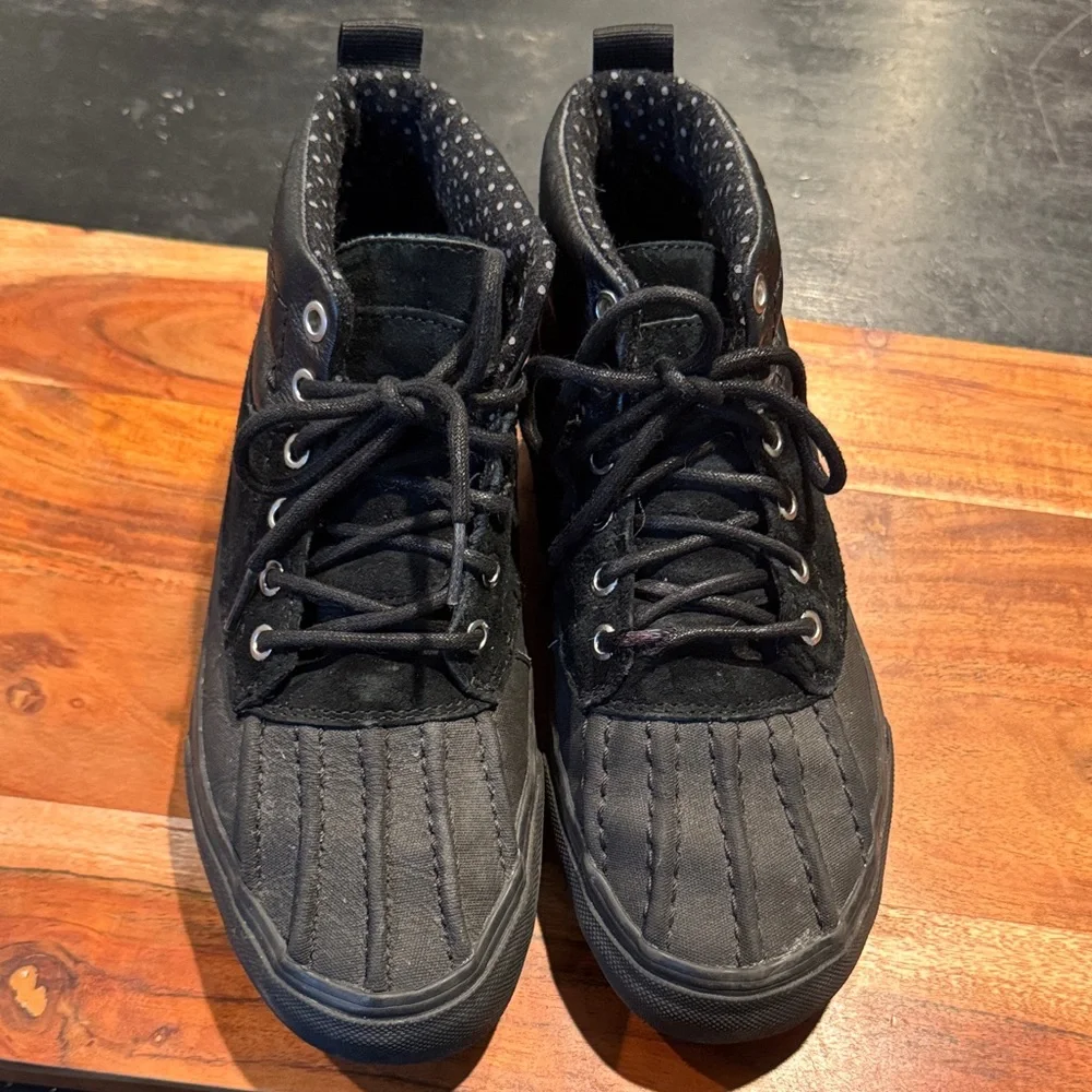 Vans | Shoes | Vans 3m Weatherproof Scotch Guard Protector Black ...